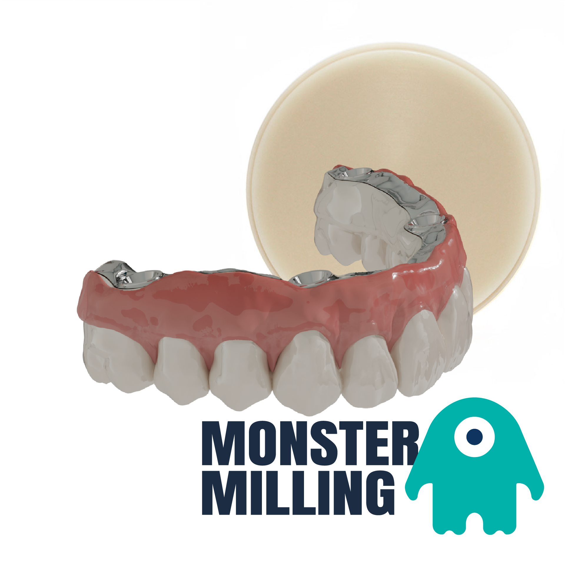 PMMA Temporary Full Arch – MONSTER MILLING