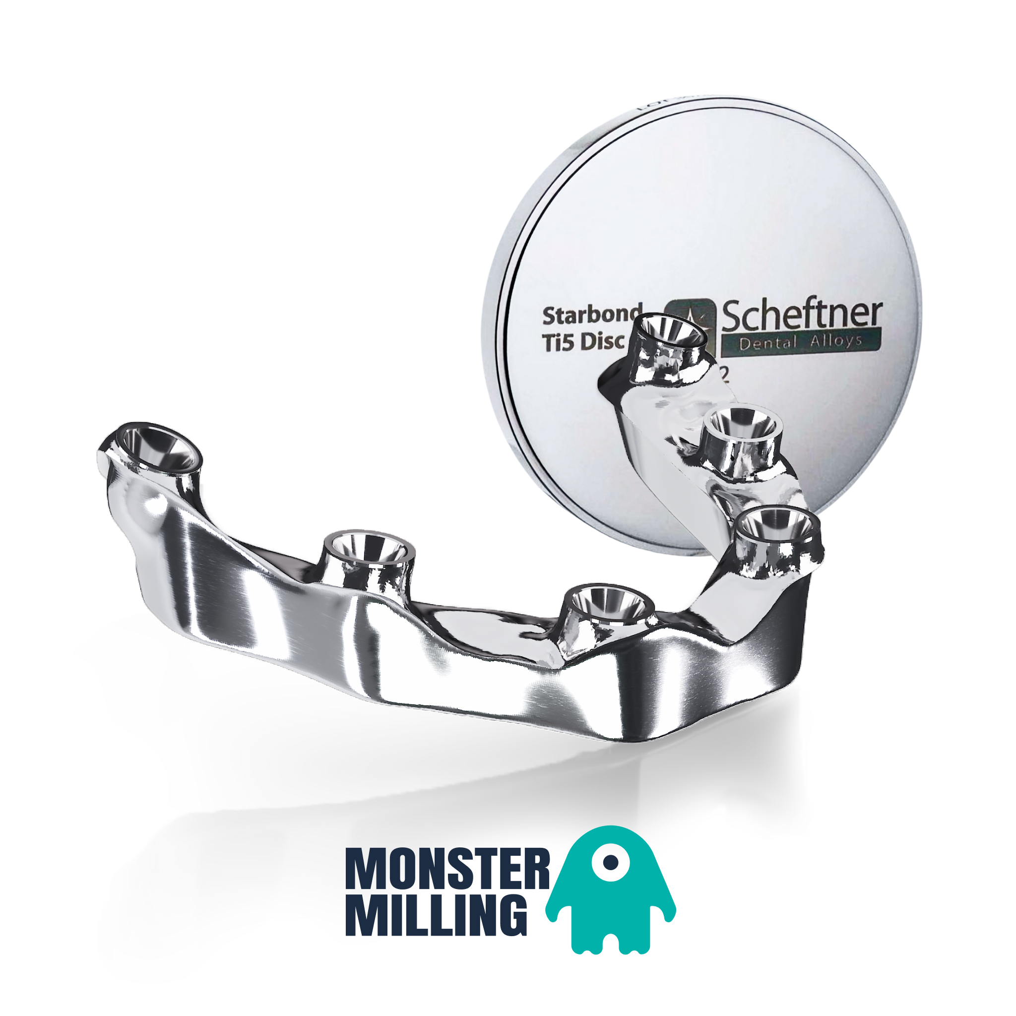 Milled Titanium Implant Bar – MONSTER MILLING